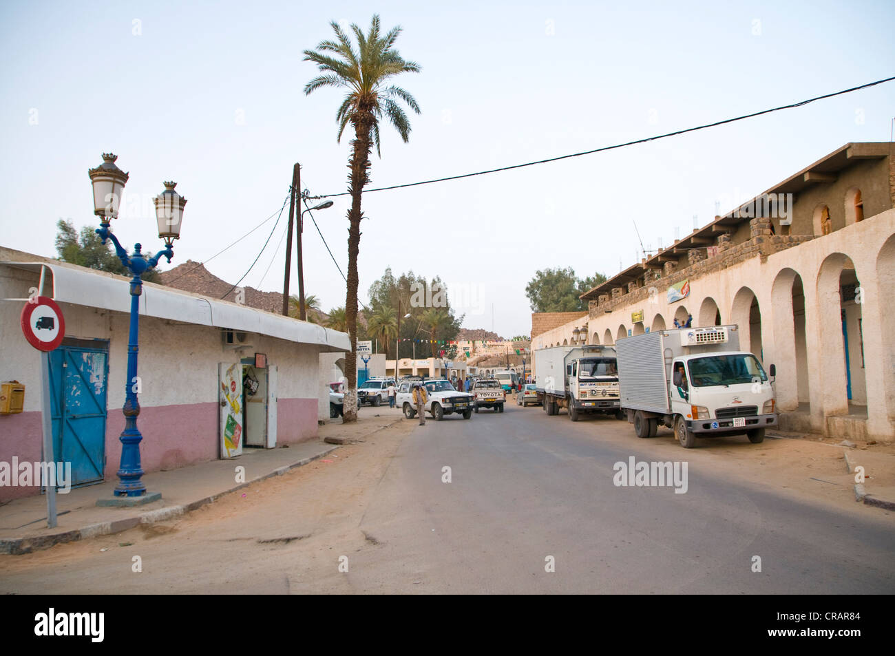 Street in the village of Djanet, Algeria, Africa Stock Photo - Alamy