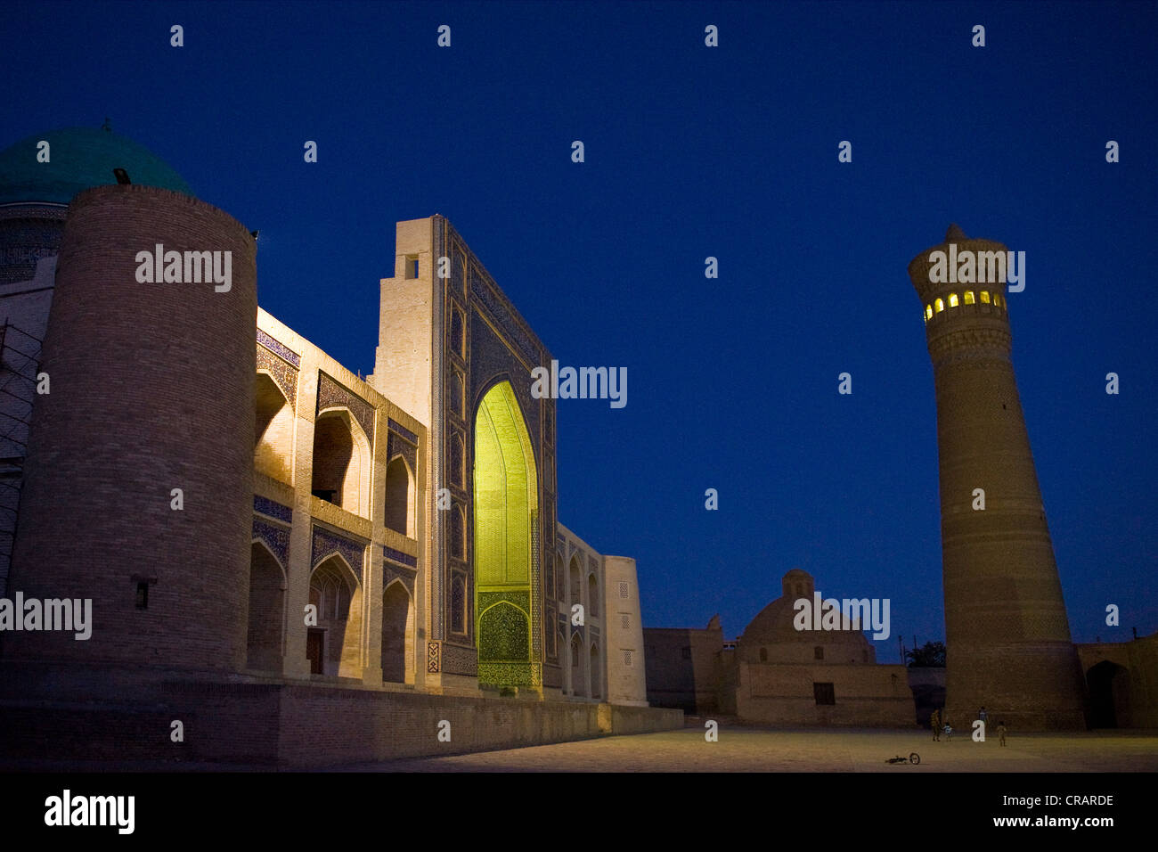 Uzbekistan, Bukhara, Mir I Arab madrasah Stock Photo - Alamy
