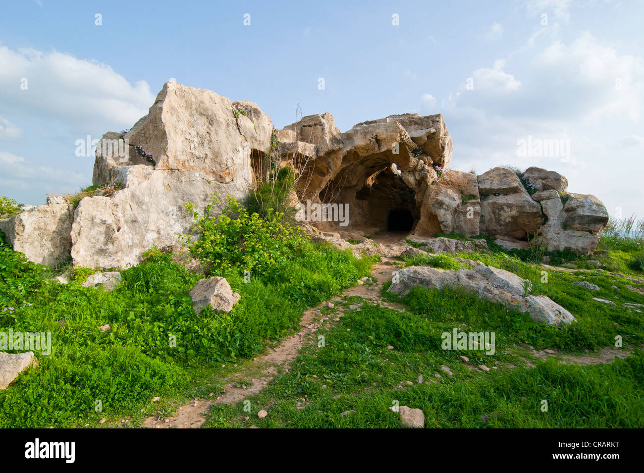 Royal tombs of Paphos, UNESCO World Heritage Site, Cyprus Stock Photo ...
