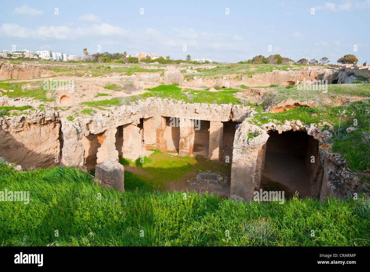 Royal tombs of Paphos, UNESCO World Heritage Site, Cyprus Stock Photo ...