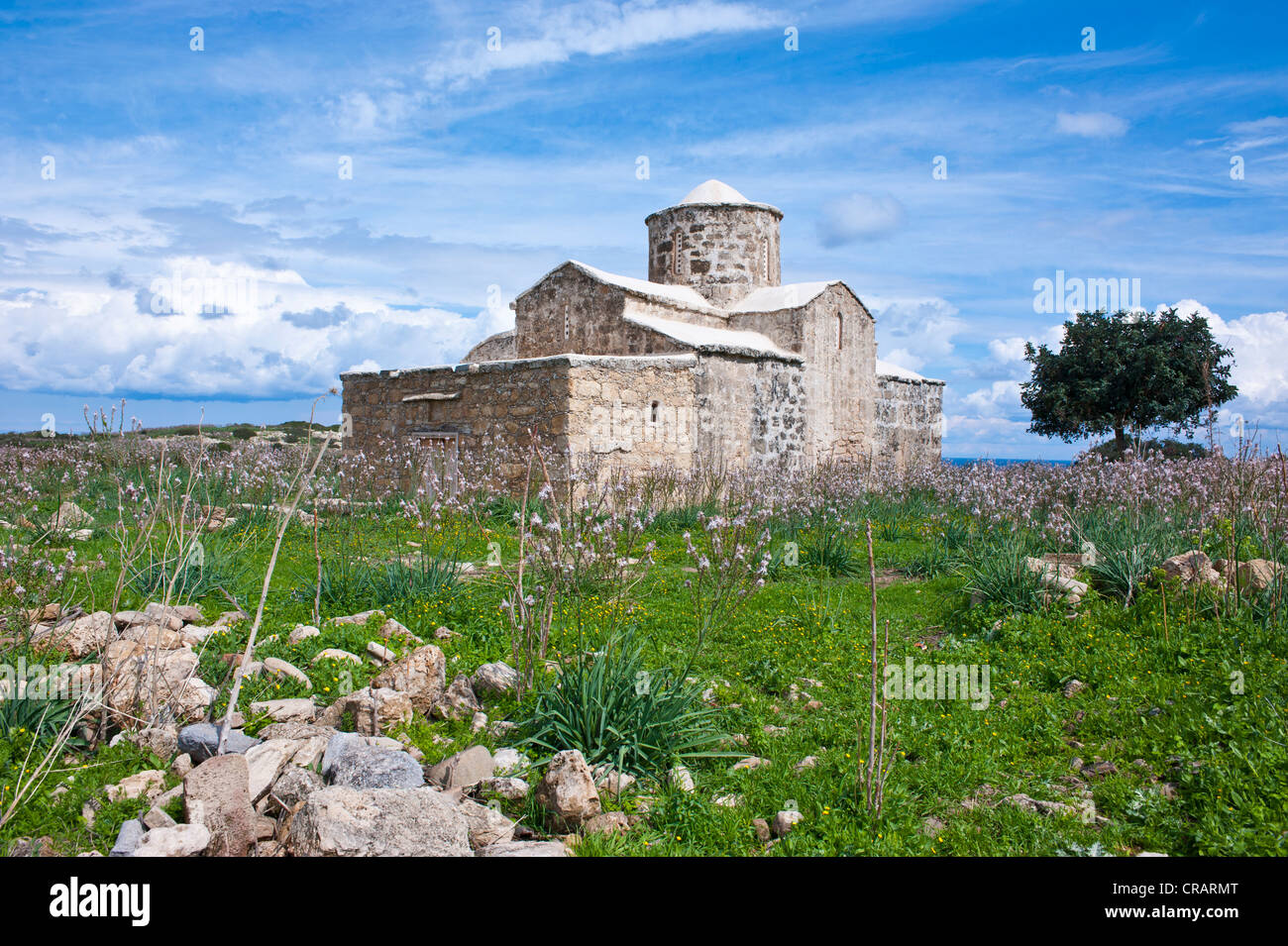 Small Orthodox church, Turkish part of Cyprus Stock Photo - Alamy
