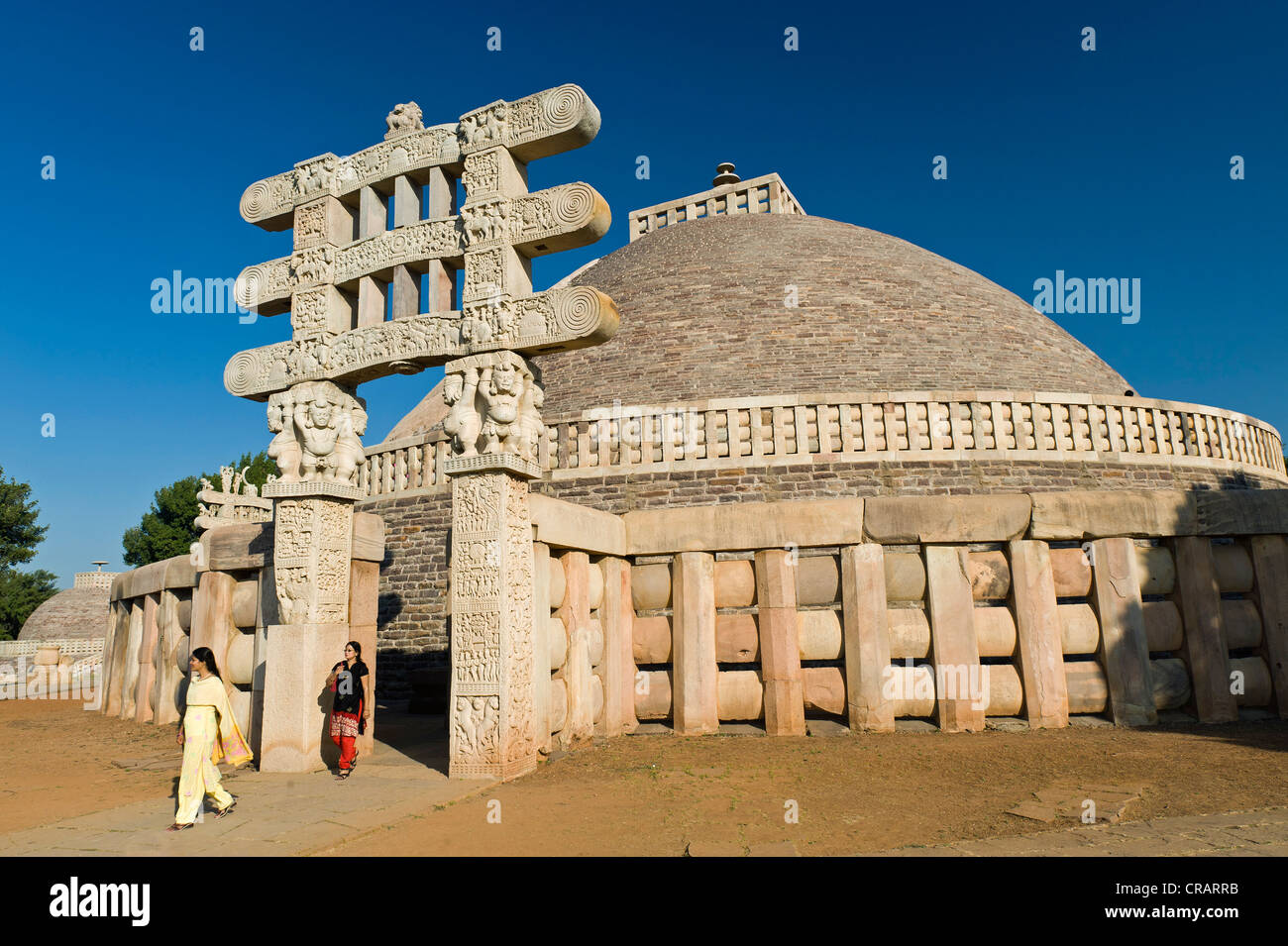 Stupas of Sanchi, UNESCO World Heritage site, built by King Ashoka ...