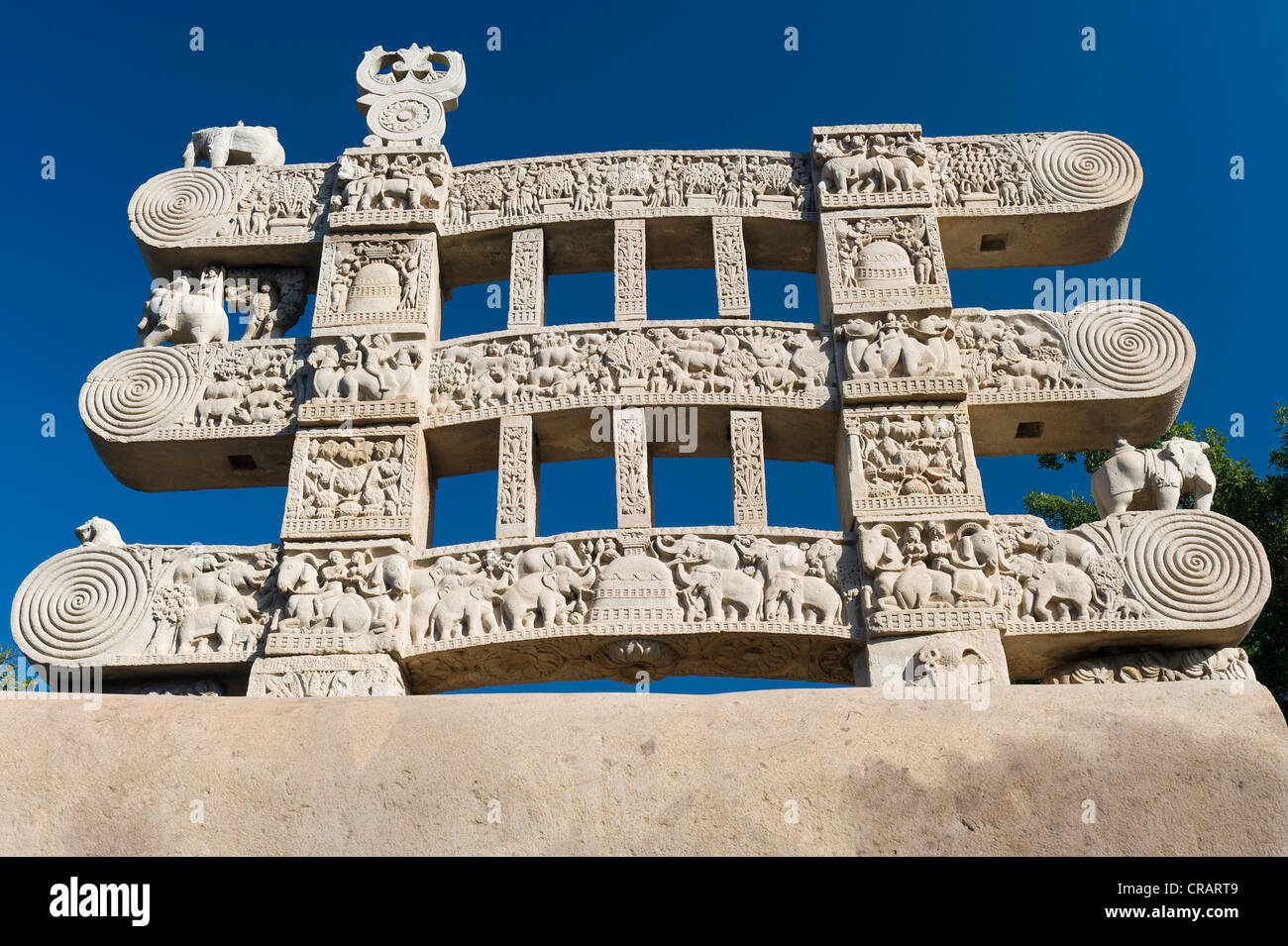 Stupas of Sanchi, UNESCO World Heritage site, built by King Ashoka ...
