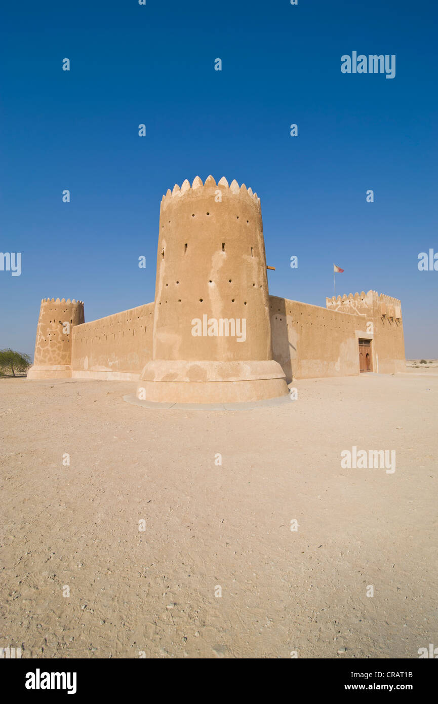 Al Zubara Fort, Qatar, Arabian Peninsula, Middle East Stock Photo - Alamy
