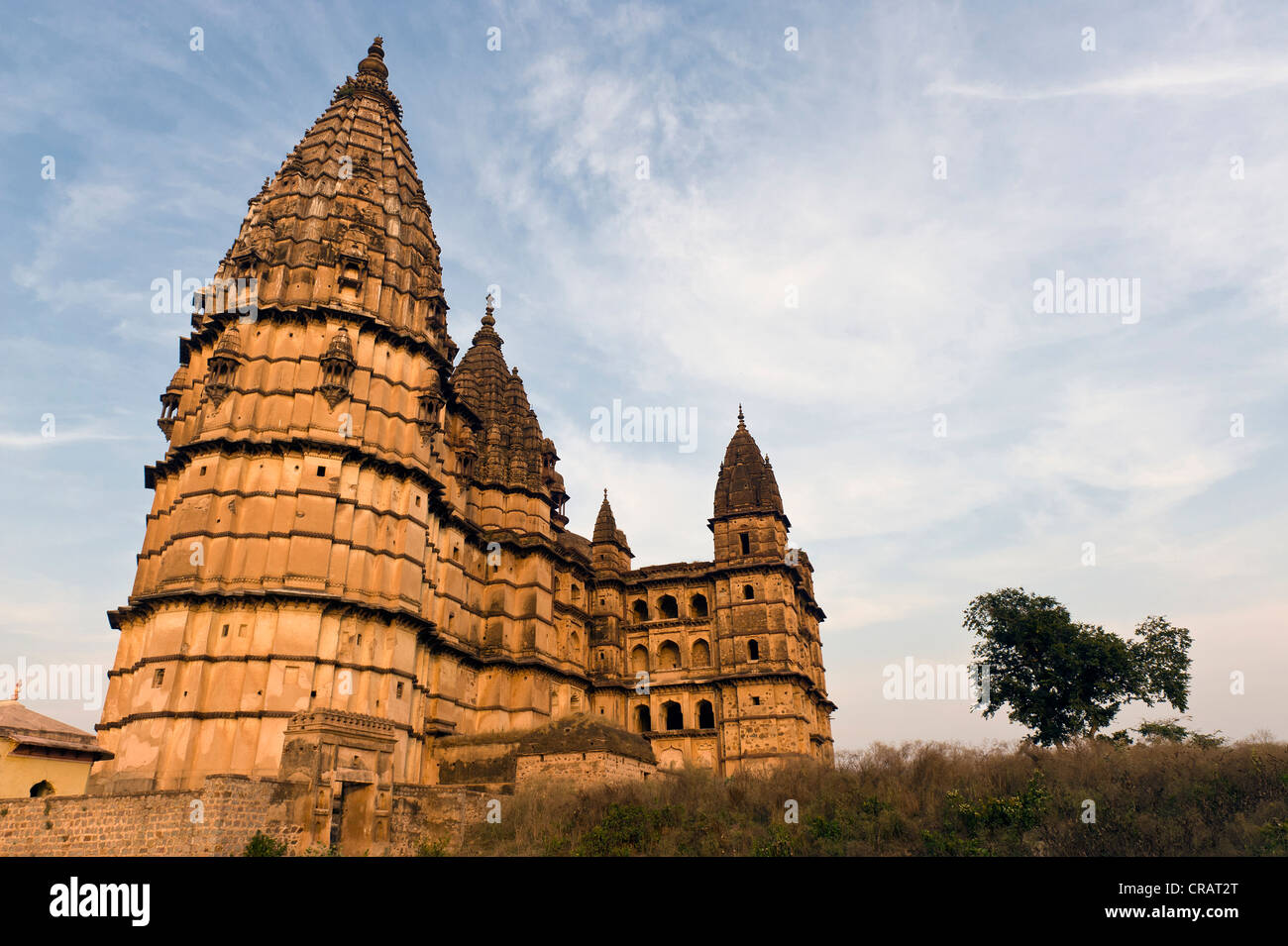 Chaturbhuj temple, Orchha, Madhya Pradesh, North India, India, Asia ...