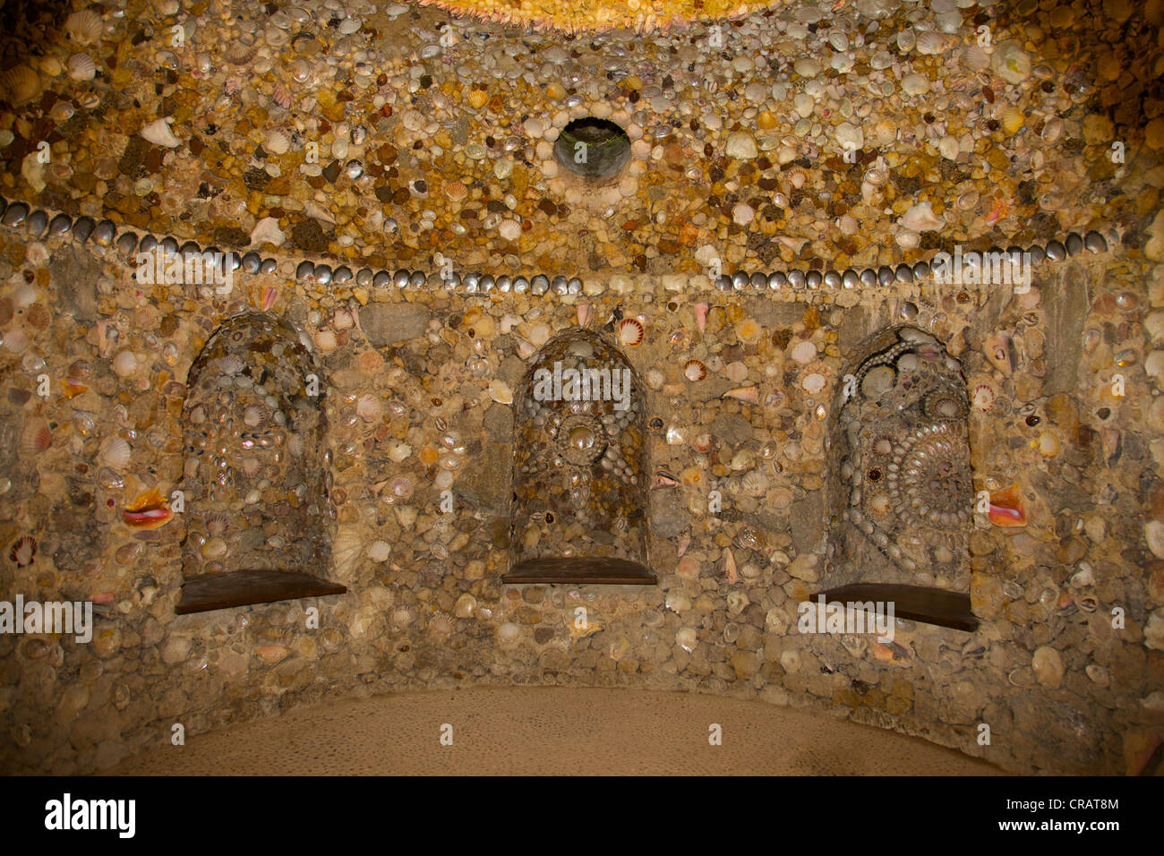 The Council Chamber in Scotts grotto, Ware, Hertfordshire, the biggest ...