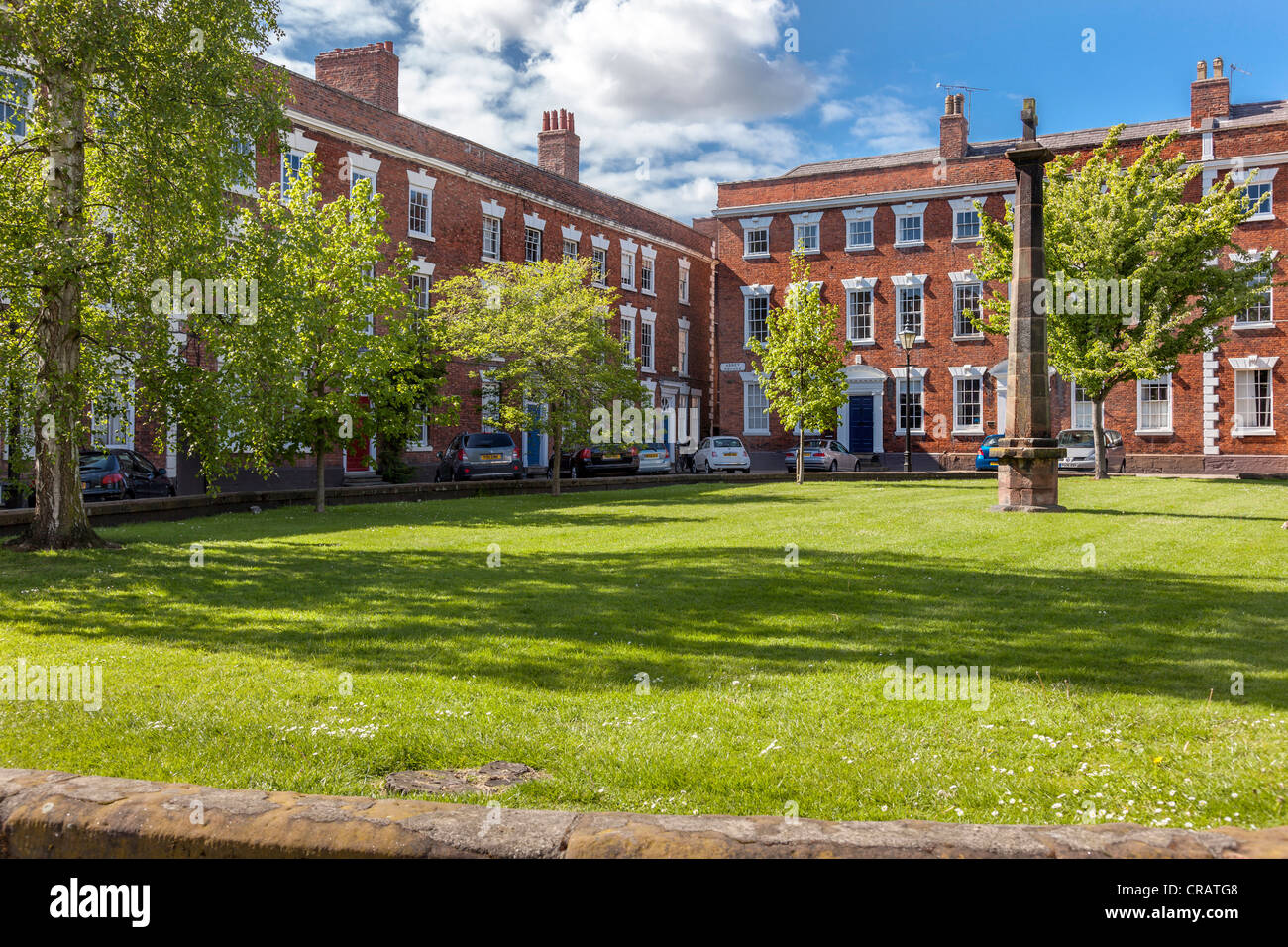 Abbey Square, Chester. A fine Georgian Square next to Chester Cathedral ...