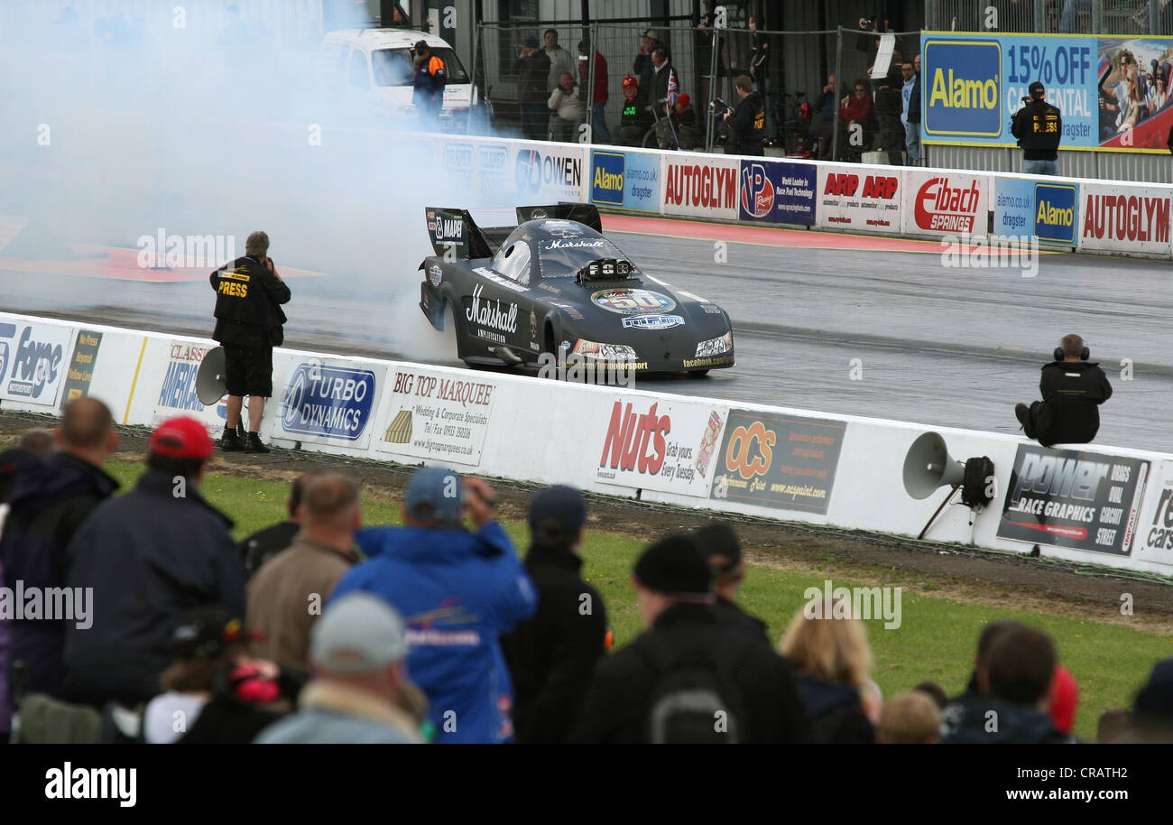 Santa Pod Raceway near Wellingborough Bedfordshire GB UK 2012 Stock ...