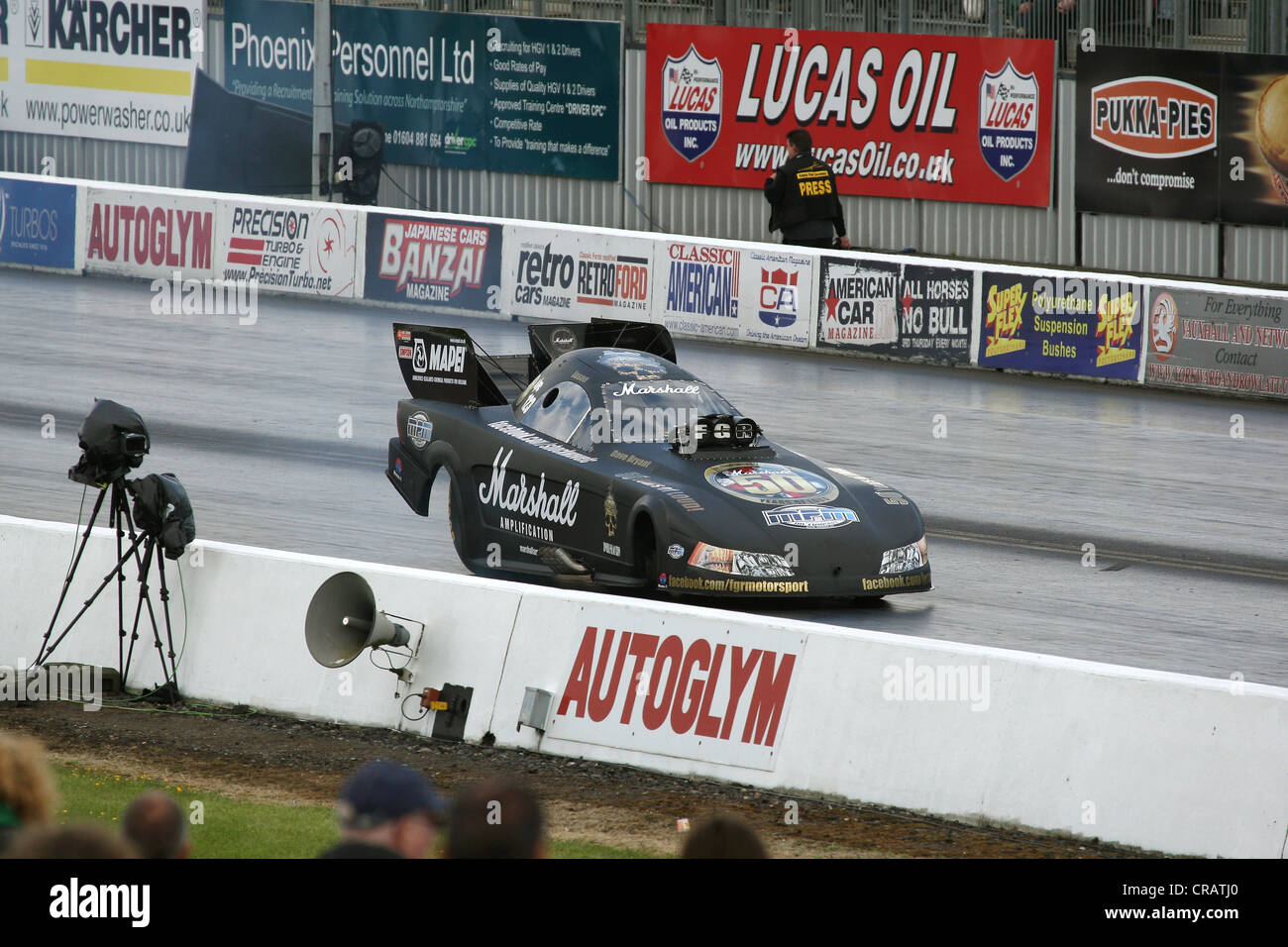 Santa Pod Raceway near Wellingborough Bedfordshire GB UK 2012 Stock ...