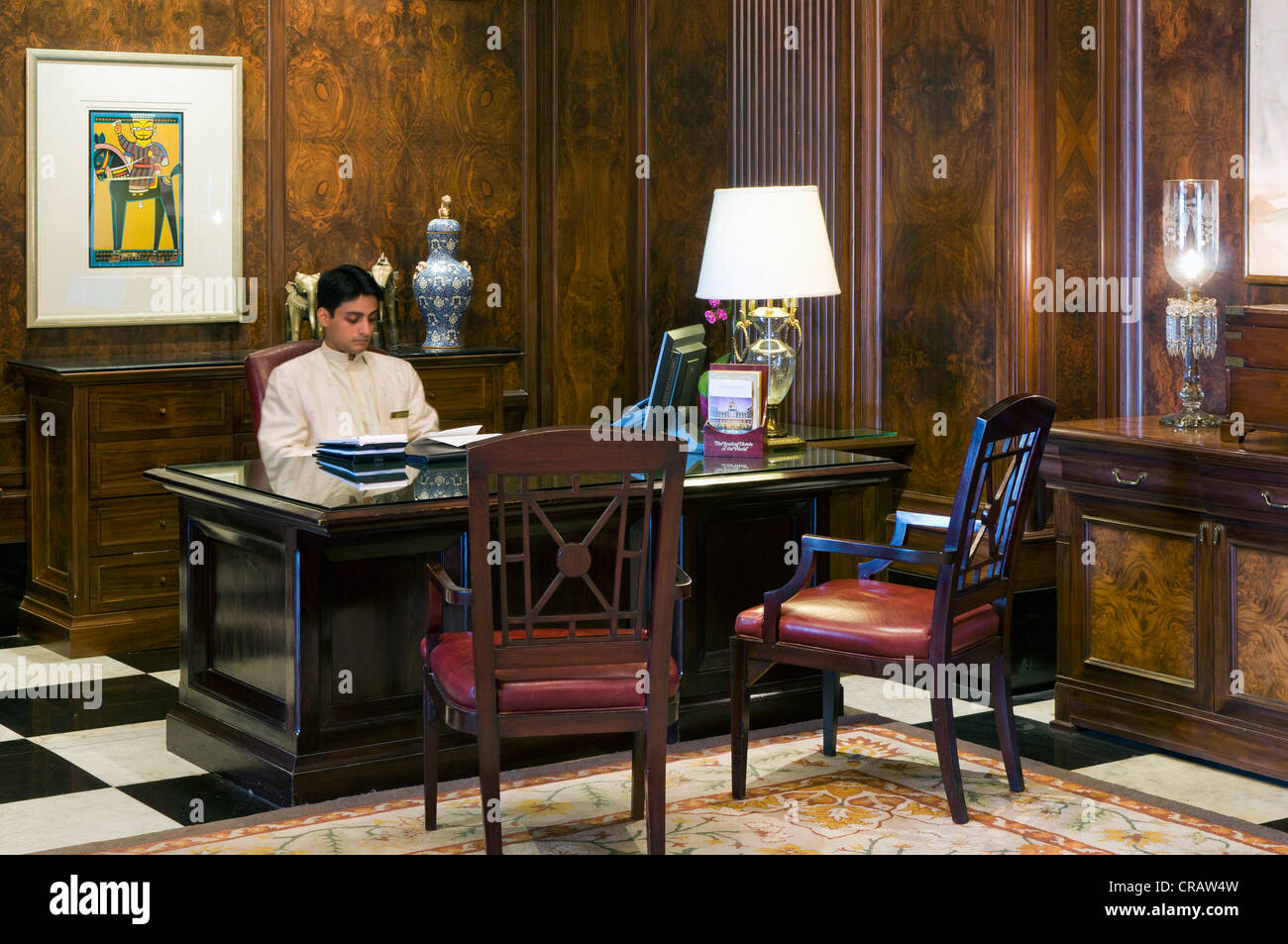 Indian receptionist hi-res stock photography and images - Alamy