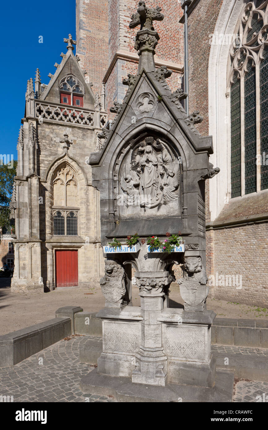 Church of Our Lady, Onze-Lieve-Vrouwekerk, historic town centre of Bruges, UNESCO World Heritage ...