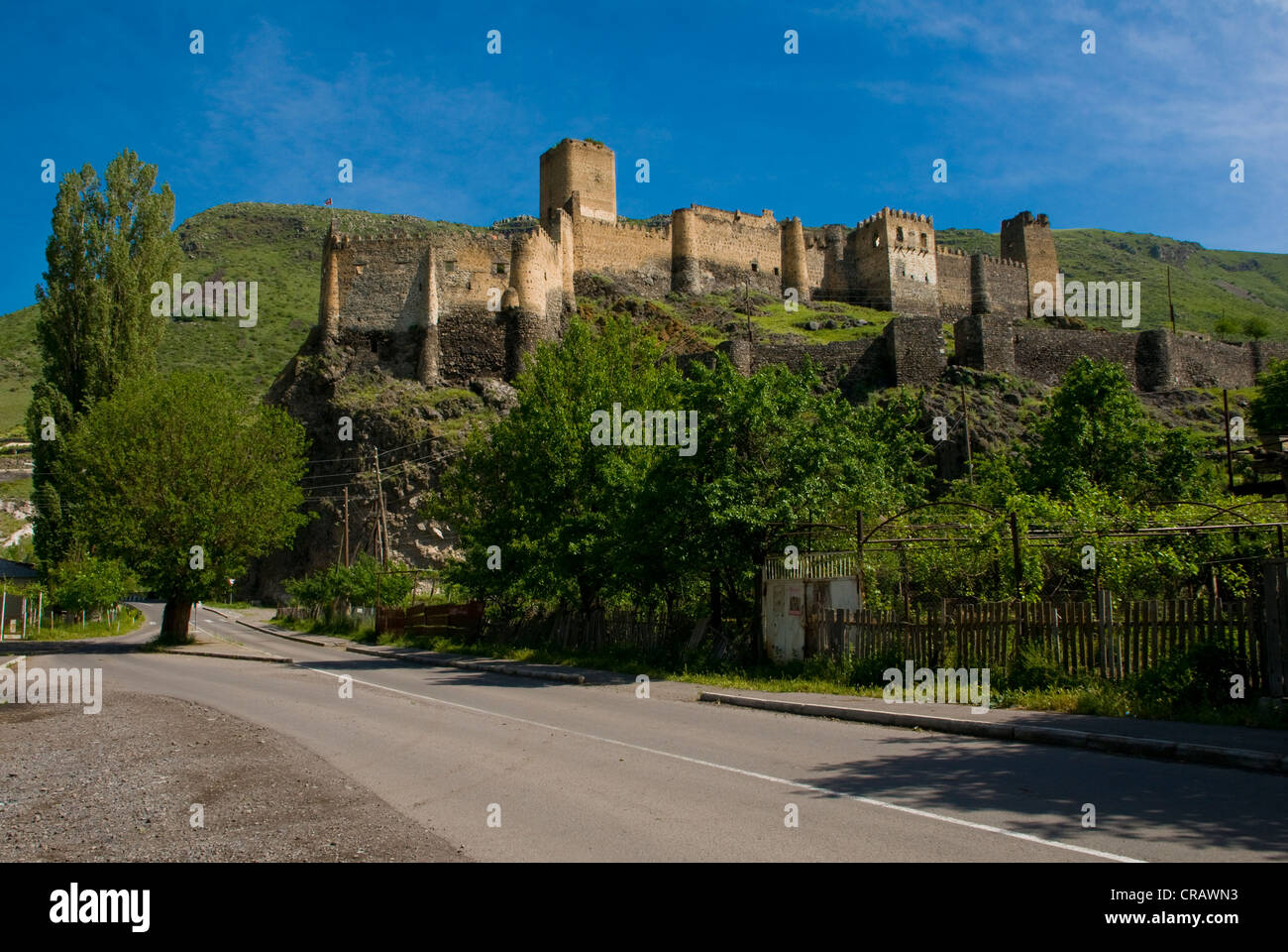 Khertvisi fortress, Georgia, Caucasus region, Middle East Stock Photo ...