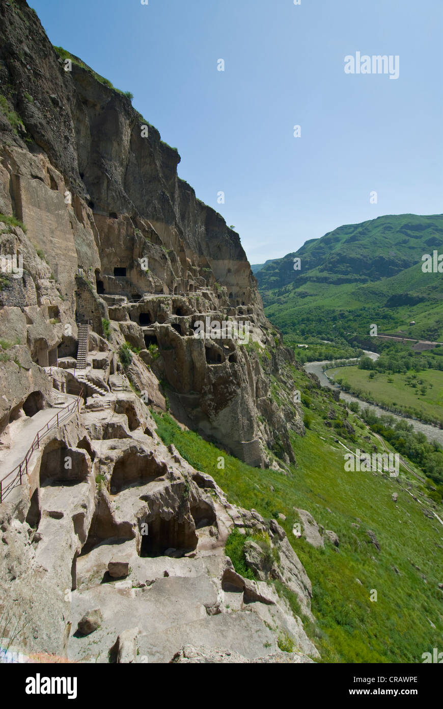 Remains of the Vanis Kvabebi cave monastery, Vani's Caves, Vardzia ...