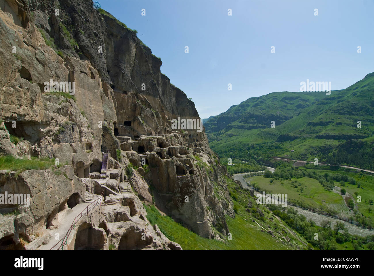 Remains of the Vanis Kvabebi cave monastery, Vani's Caves, Vardzia ...