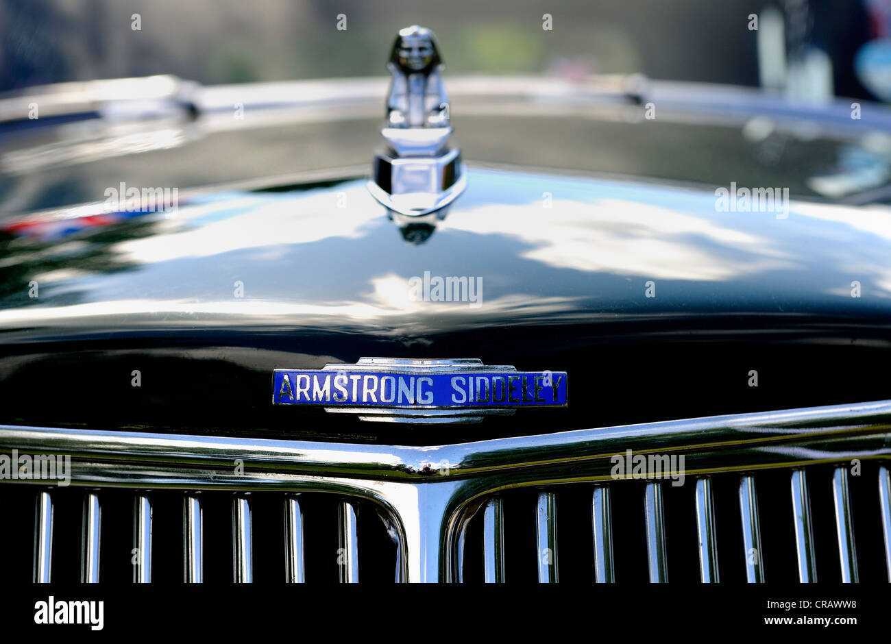 Stainless steel bonnet emblem or mascot and grill of the Armstrong ...