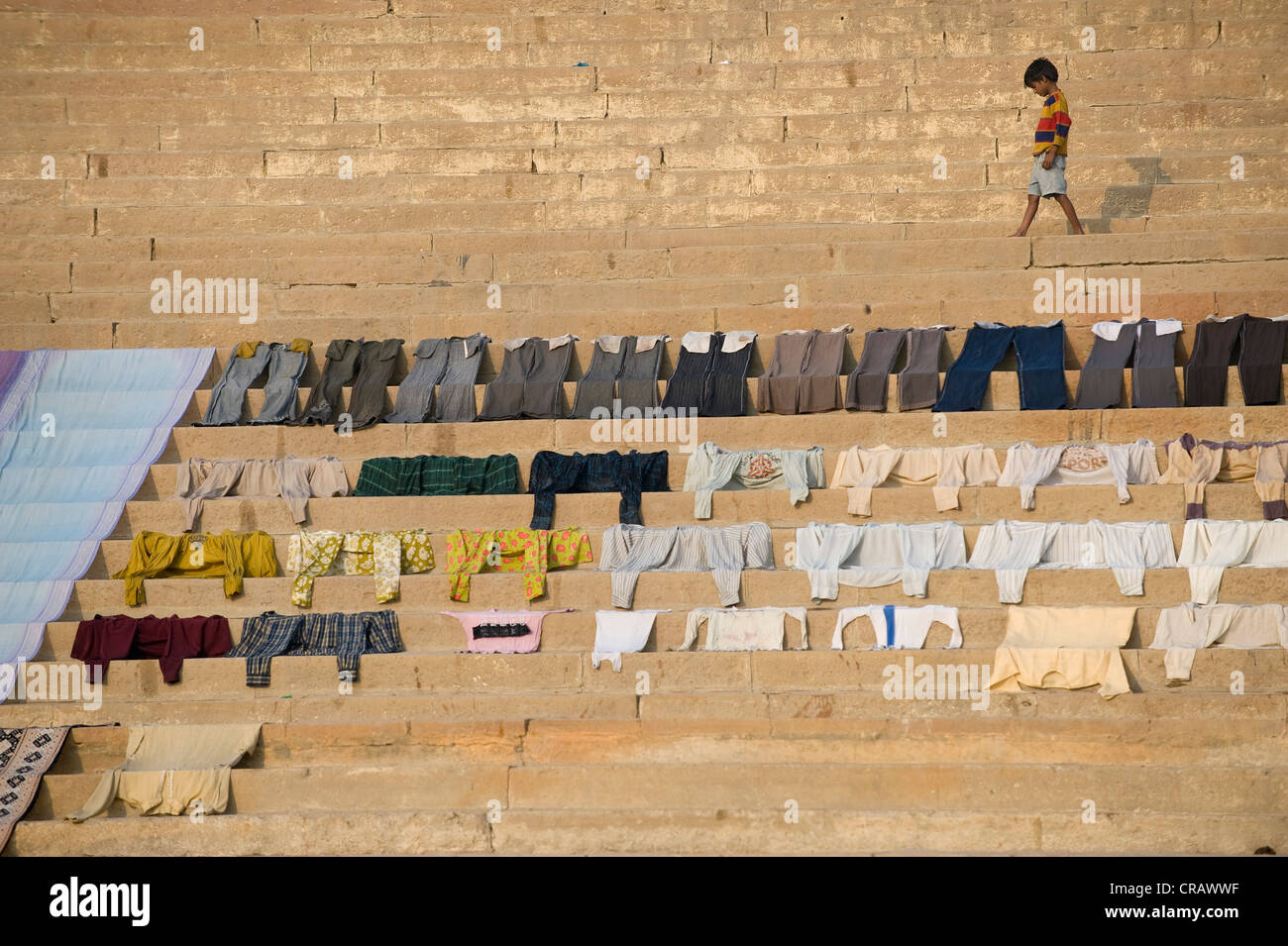 Varanasi ghats stairs hi-res stock photography and images - Alamy