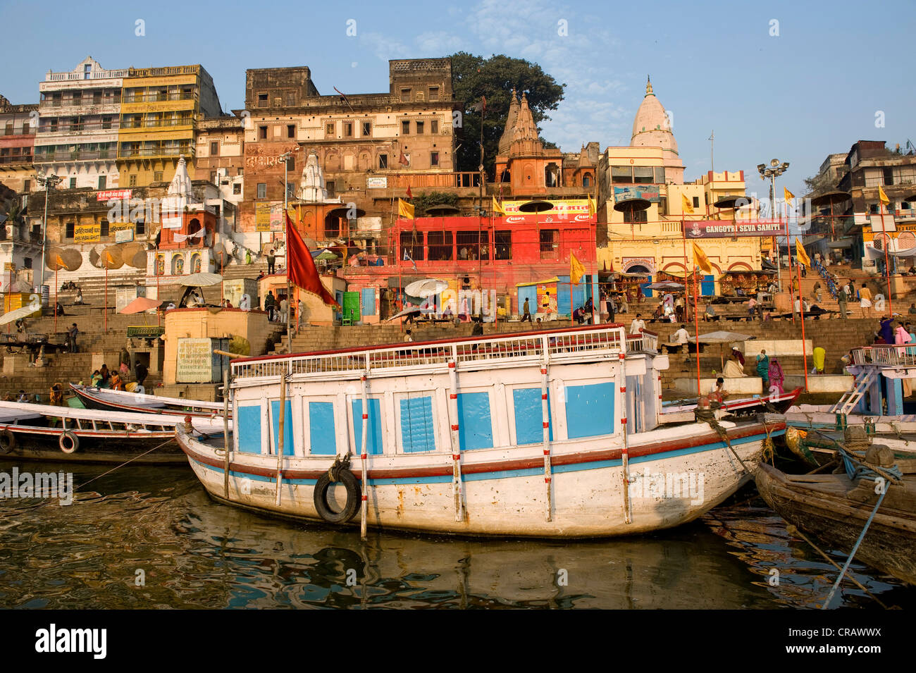 Varanasi ghats stairs hi-res stock photography and images - Alamy