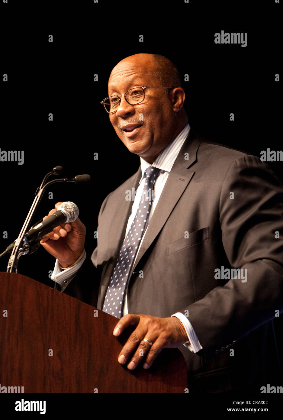 United States Trade Representative Ron Kirk speaks during the Texas ...
