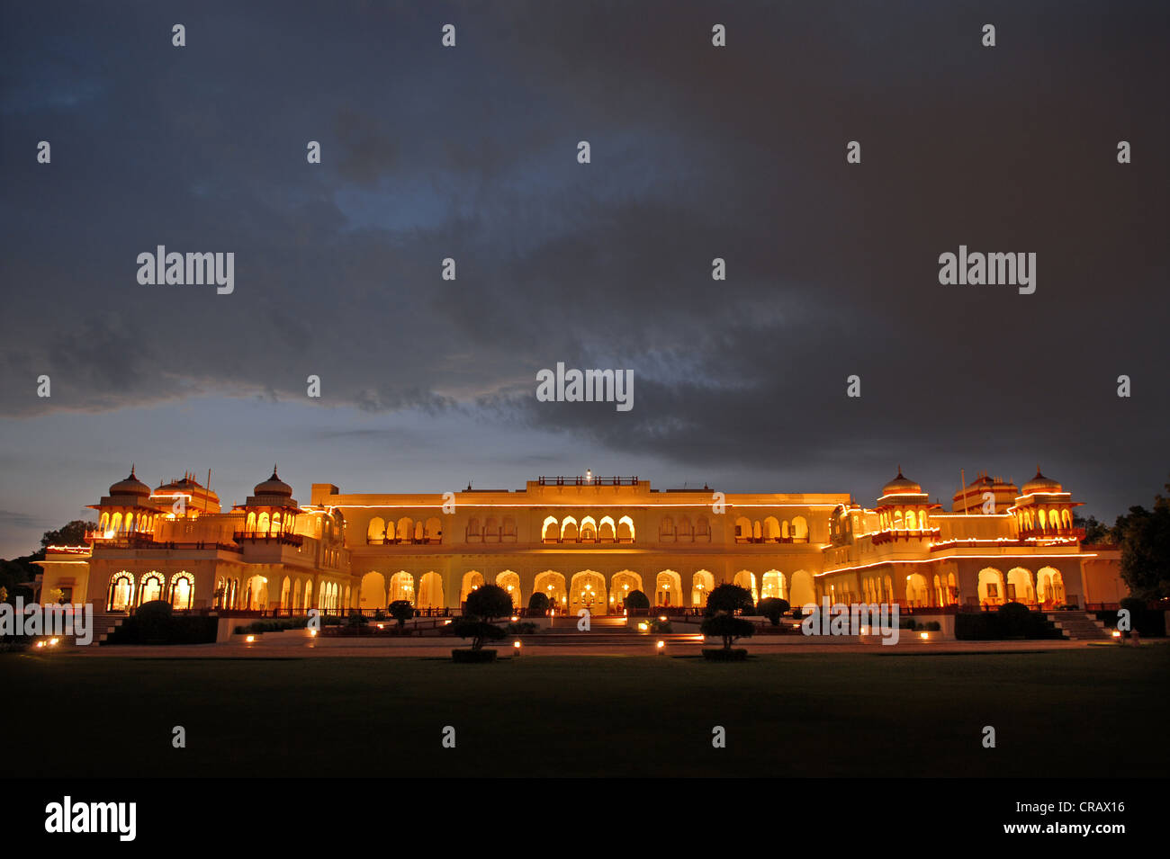 Heritage Hotel Taj Rambagh Palace, Jaipur, Rajasthan, India, Asia Stock ...