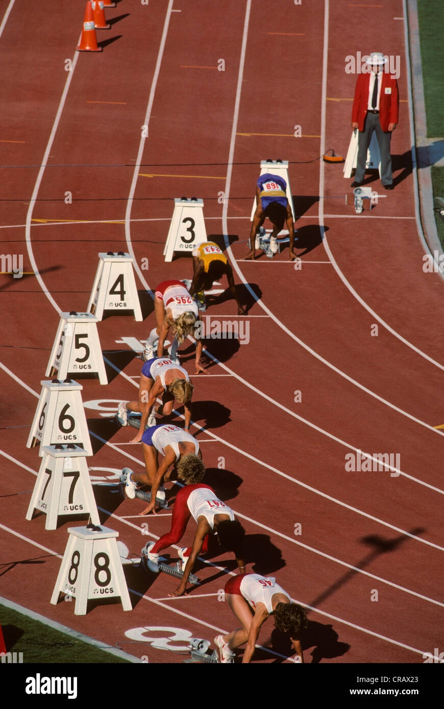 Women athletes olympic track hi-res stock photography and images - Alamy