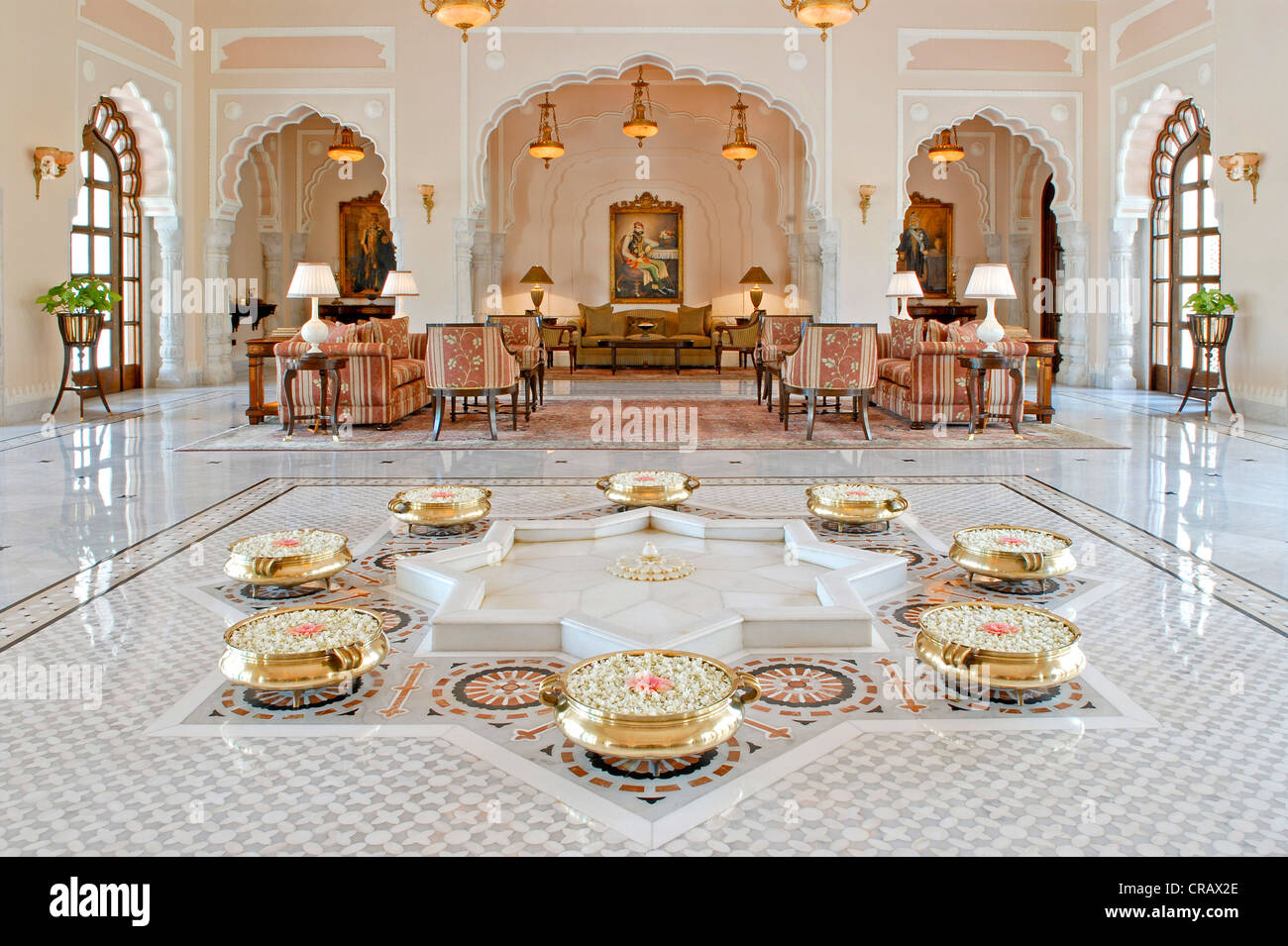 Lobby, Rambagh Palace, Taj Palace Hotel, Heritage Hotel, Jaipur ...