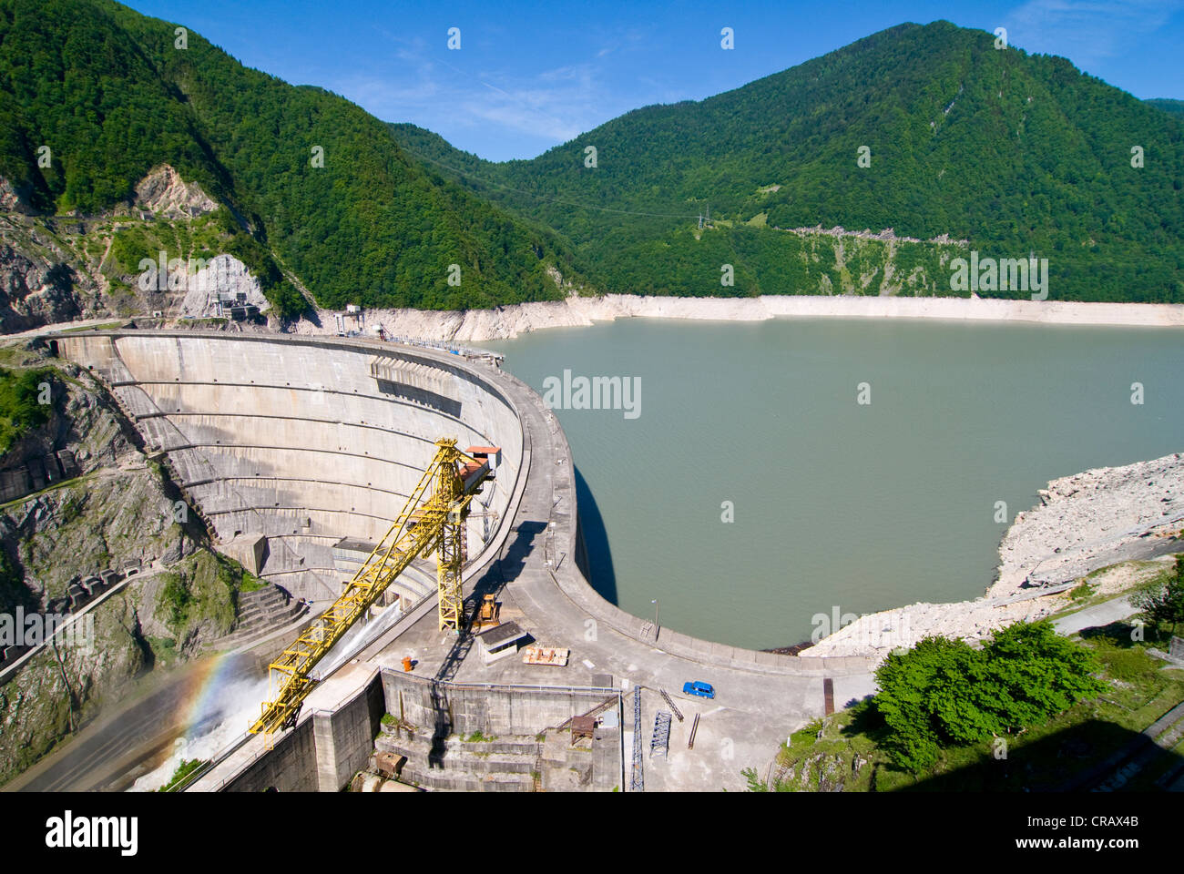 Inguri Dam between Georgia and Abkhazia, Middle East Stock Photo - Alamy