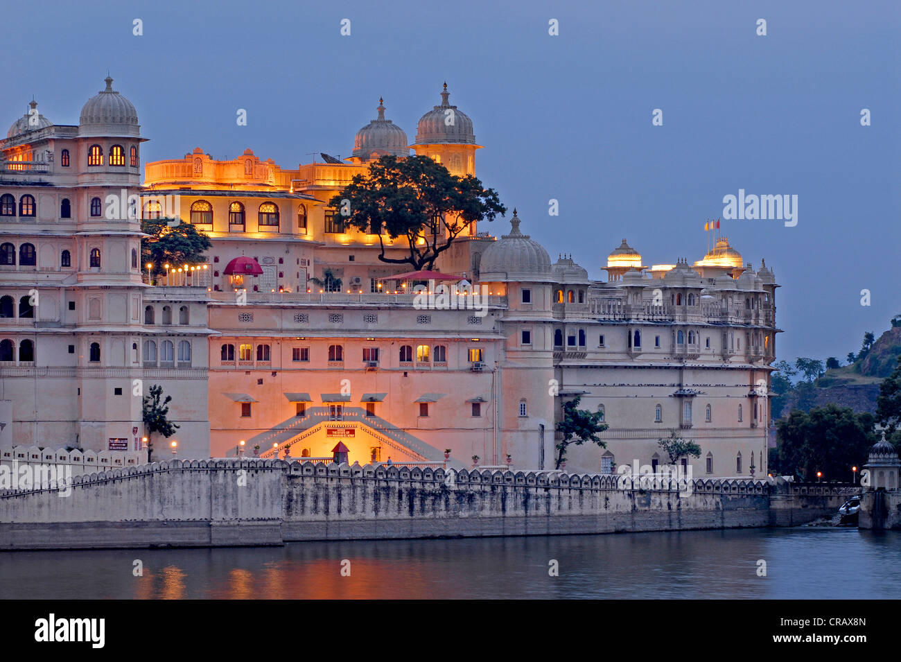 Hotel Shiv Niwas, part of the city palace of the Maharanas of Udaipur ...