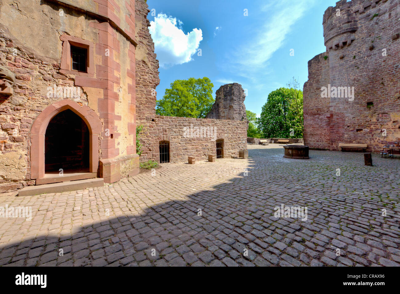 Bergfeste Dilsberg Castle, Dilsberg, Neckargemuend, Odenwald, Baden ...