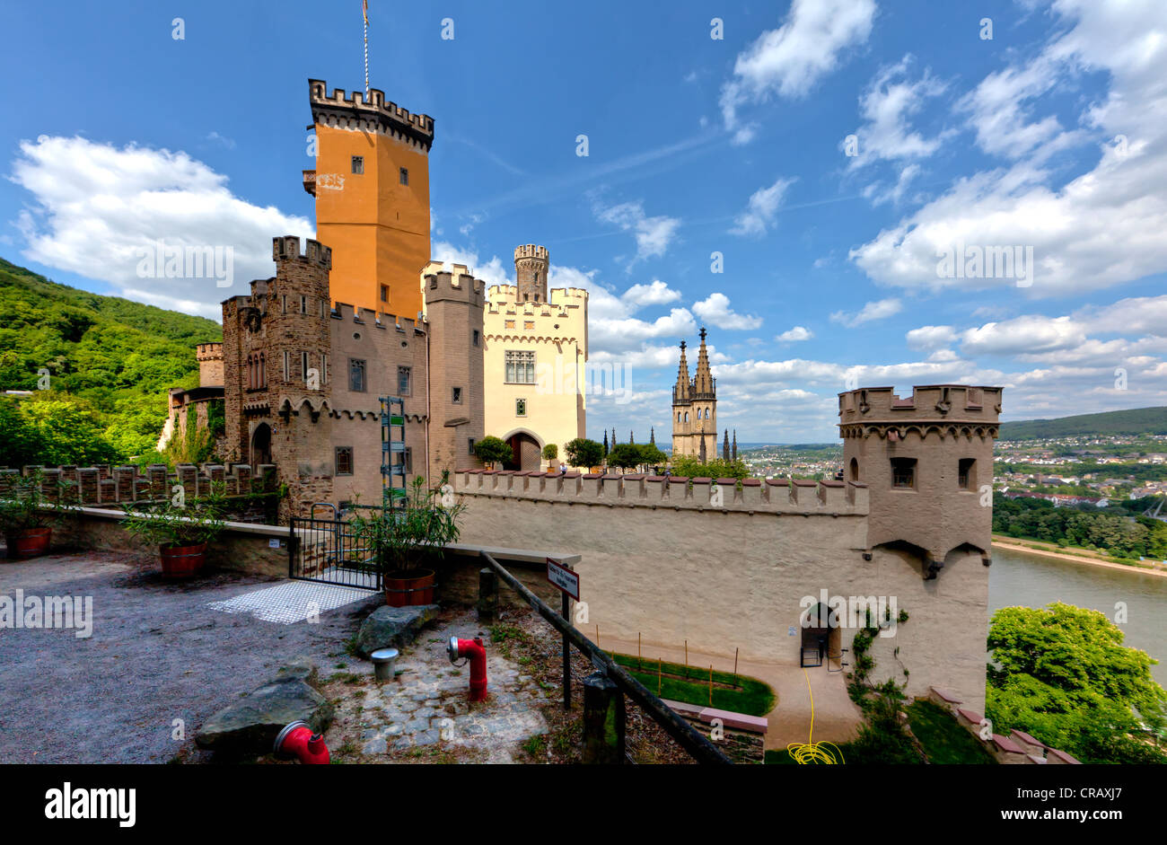 Schloss Stolzenfels Castle, Koblenz, UNESCO World Heritage Upper Middle ...