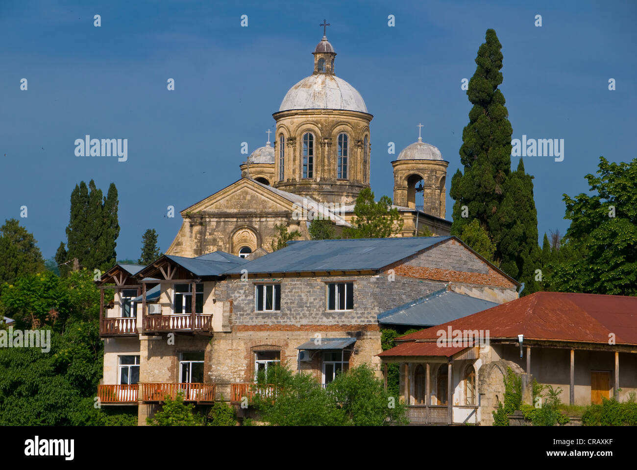 View of Kutaisi, the second largest city of Georgia, Caucasus, Middle ...