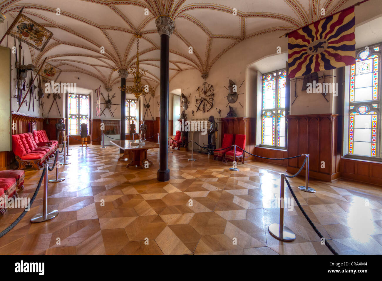 Schloss Stolzenfels Castle, interior, Koblenz, UNESCO World Heritage ...