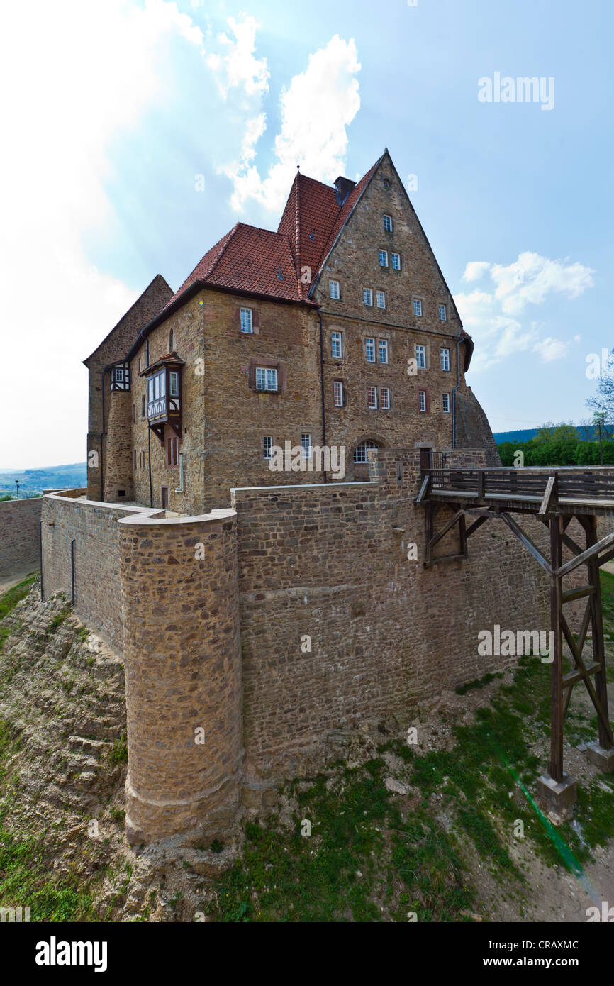 Spangenberg Castle, Spangenberg, Schwalm Eder district, Hesse, Germany ...
