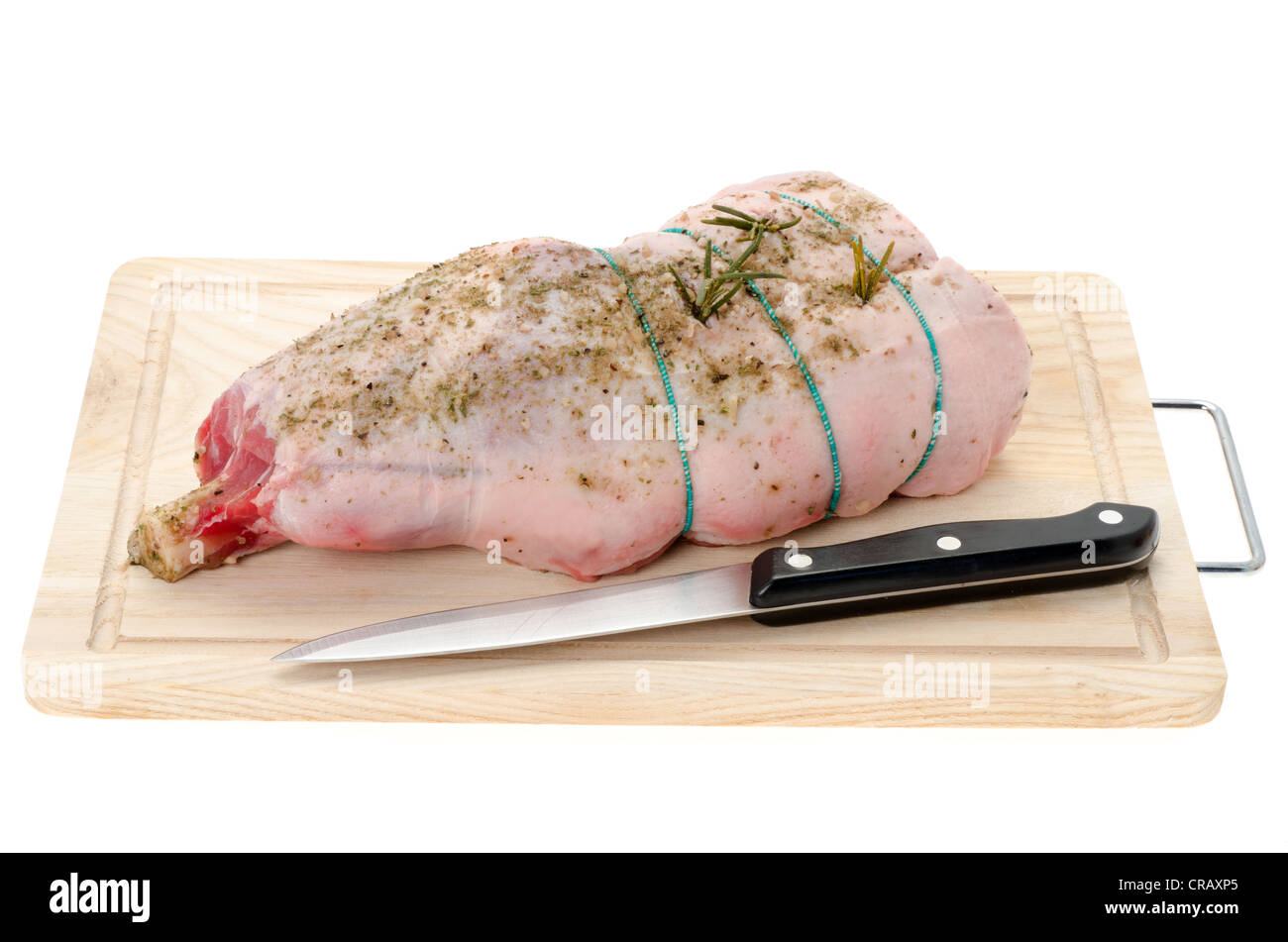 Fresh meat lamb leg hi-res stock photography and images - Alamy