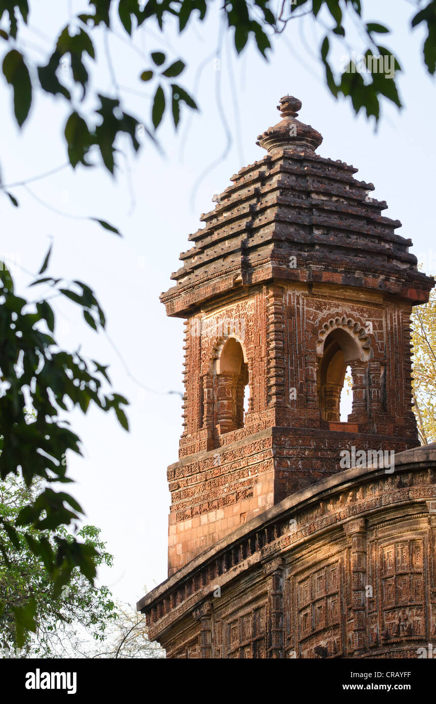 Pancha Ratna terracotta temple of Shyam Rai, Bishnupur, Bankura ...