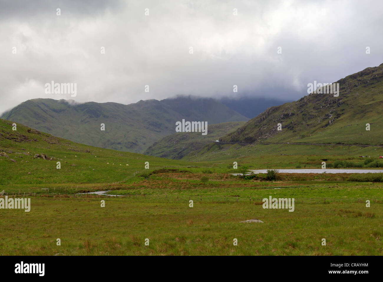 Snowdon in Cloud Stock Photo - Alamy