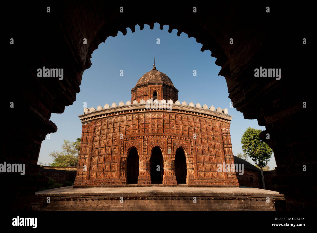 Madan Mohan terracotta temple in Keshta Rai, Bishnupur, Bankura ...