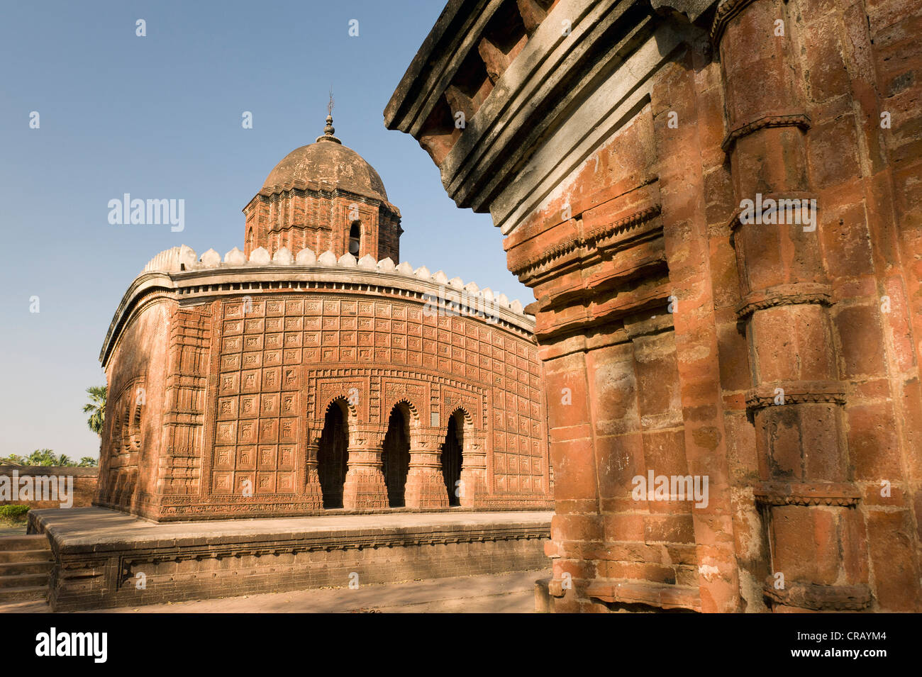 Madan Mohan terracotta temple in Keshta Rai, Bishnupur, Bankura ...