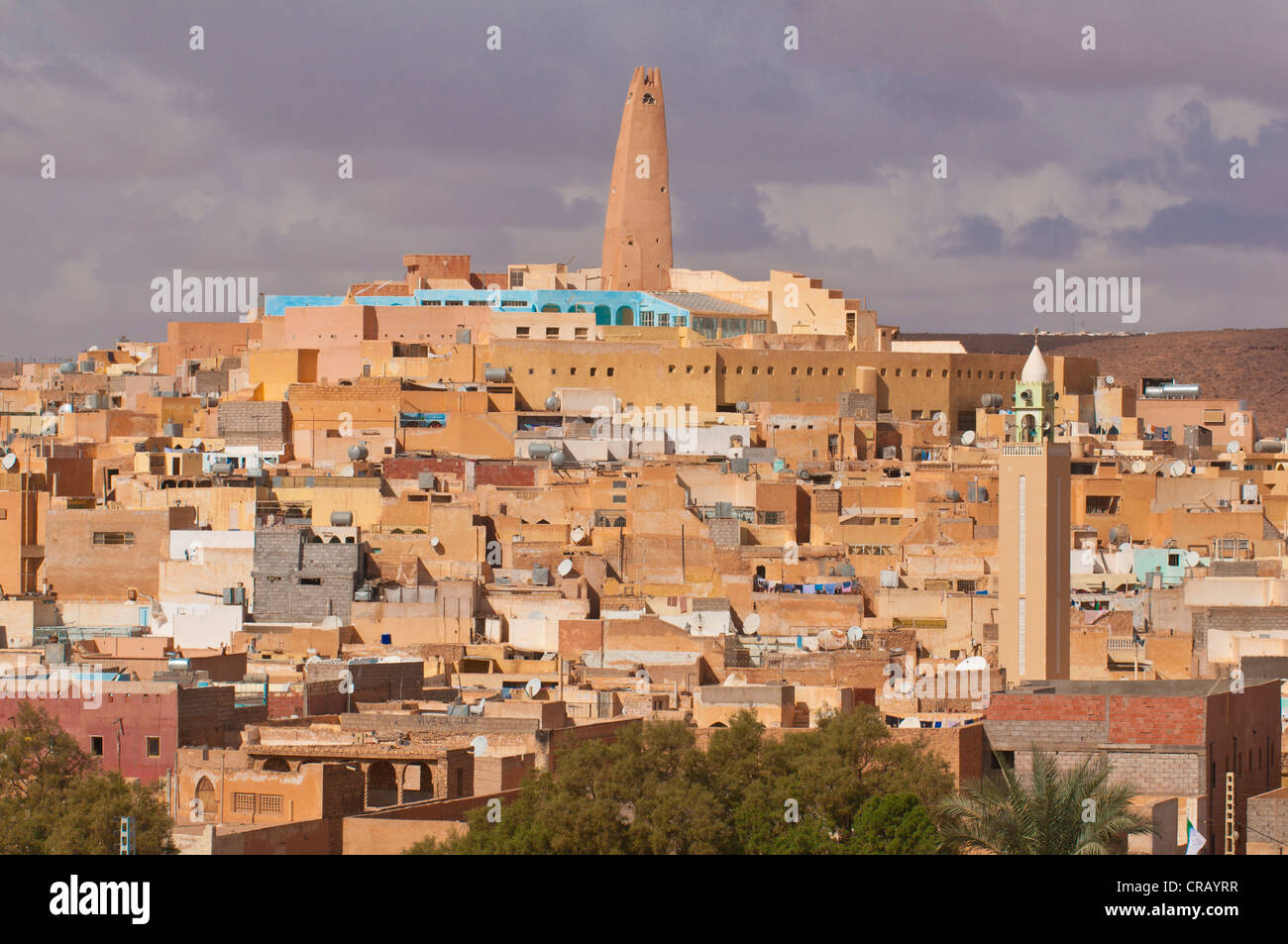 Algeria mzab ghardaia town view hi-res stock photography and images - Alamy