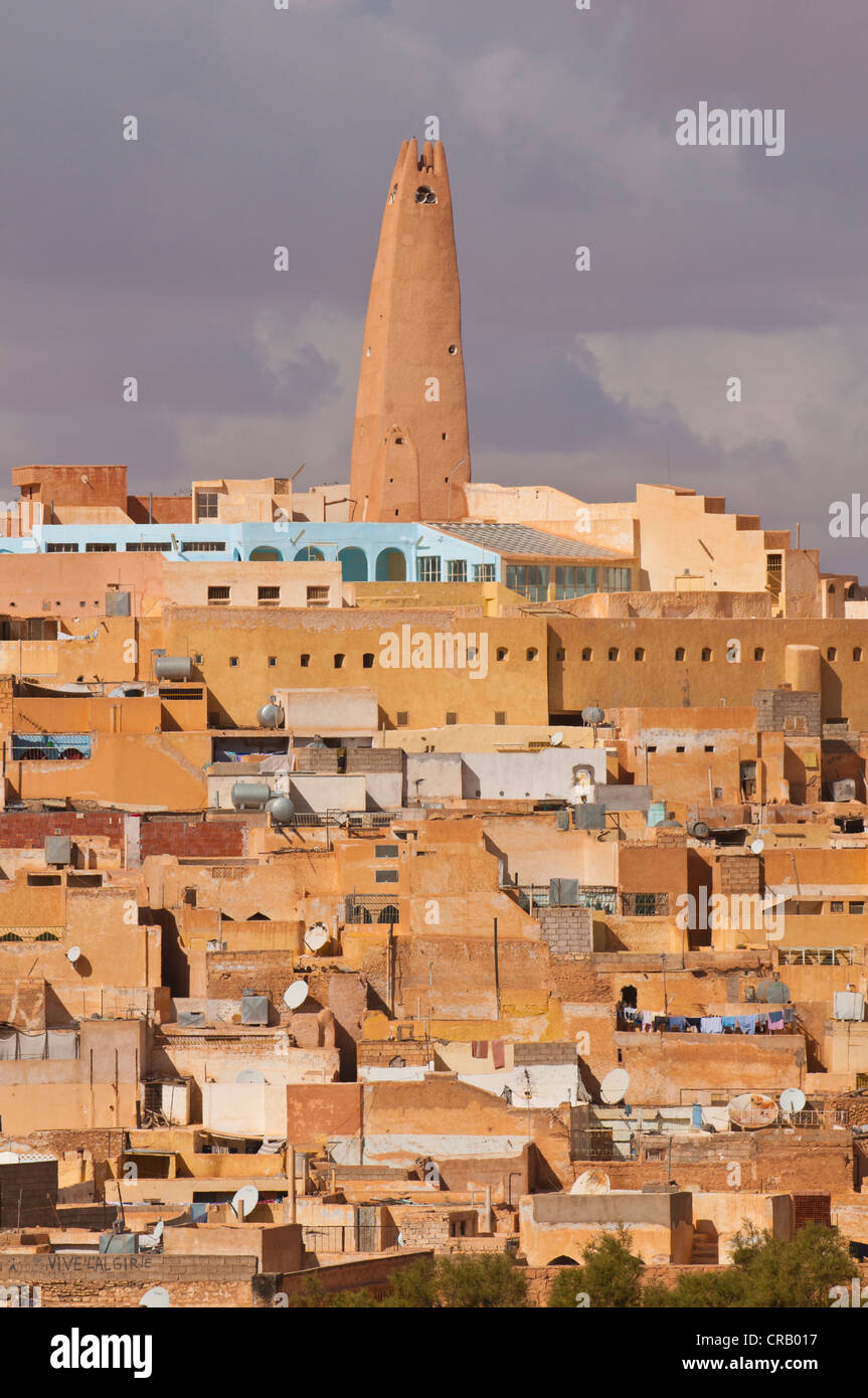 Village of Ghardaia in the UNESCO World Heritage Site of M'zab, Algeria ...