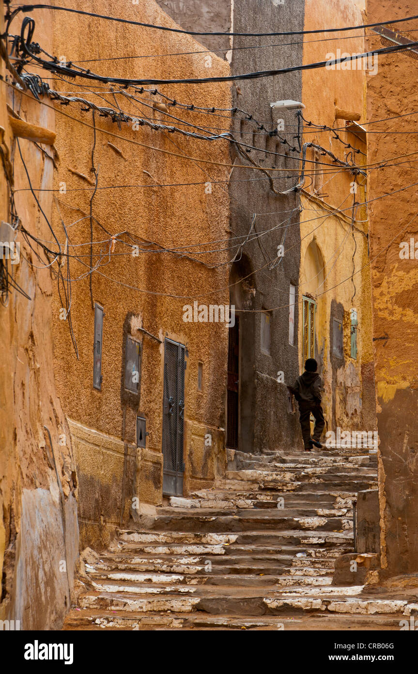 Street in the village of Ghardaia in the Unesco World Heritage Site M ...
