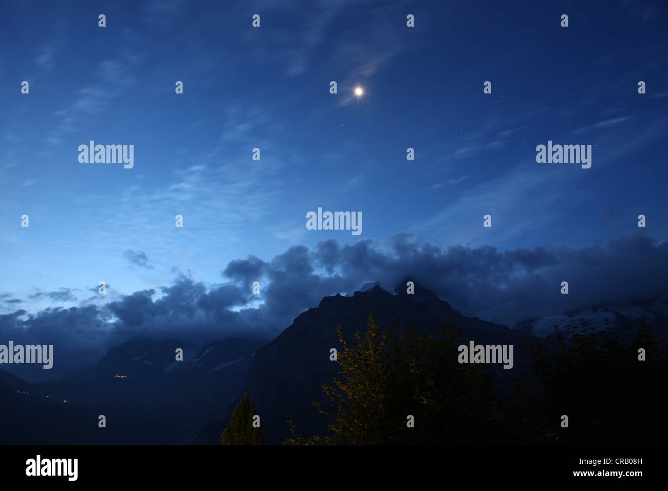 View from Murren of the Bernese Alps, Switzerland Stock Photo - Alamy