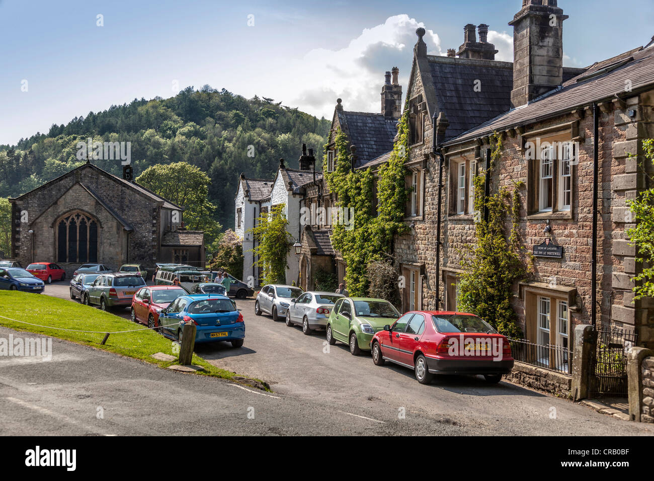 Forest of Bowland. River Hodder The Inn at Whitewell Stock Photo - Alamy