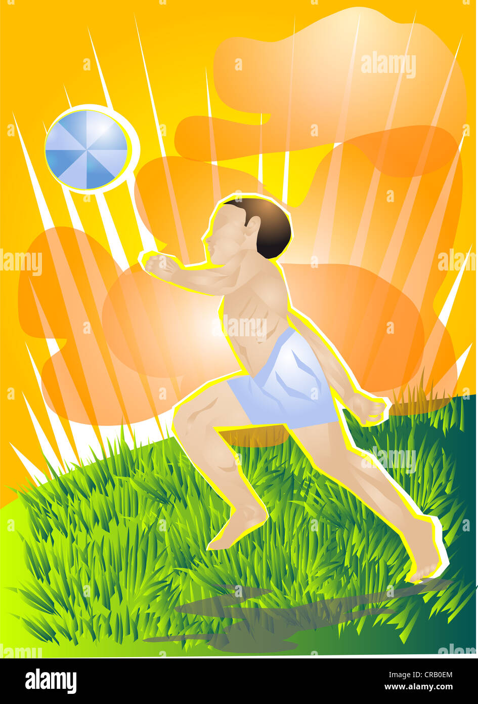 boy with ball Stock Photo - Alamy