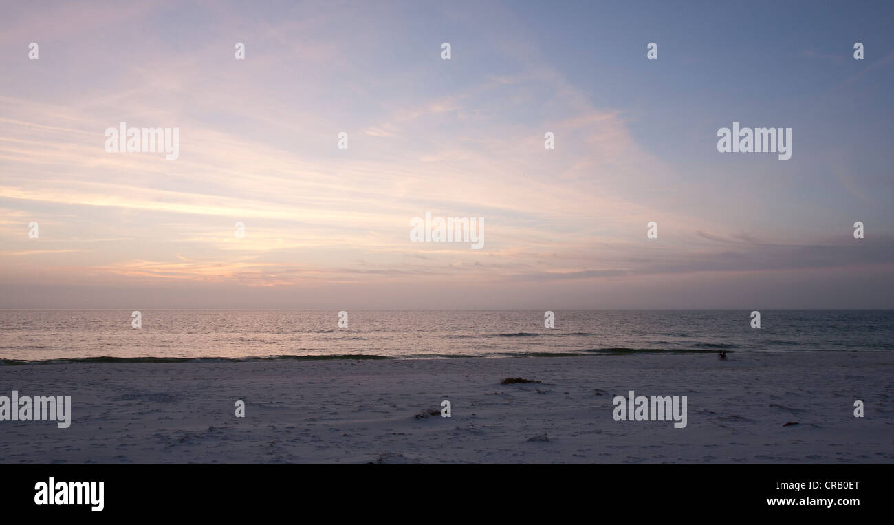 Sunset from beach St. Joseph Peninsula State Park, Florida Stock Photo ...