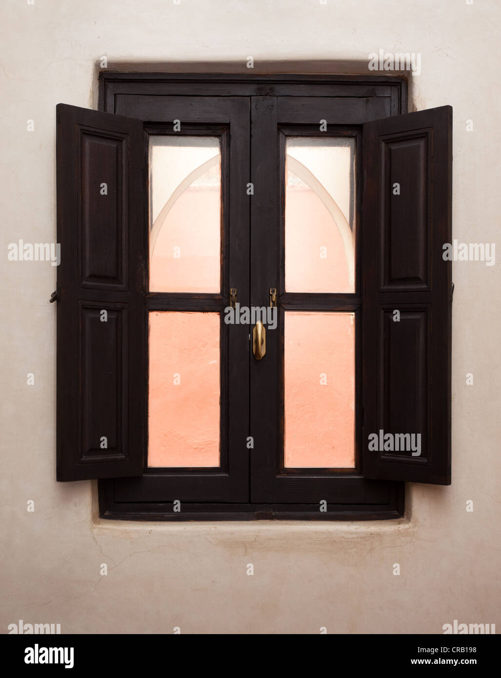 Riad window in the centre of Marrakech, Morocco Stock Photo - Alamy