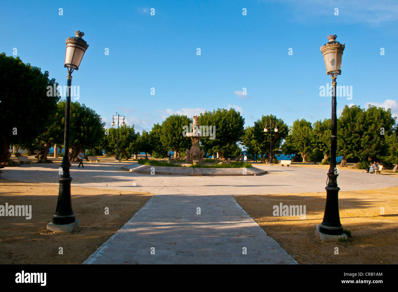 Martyr's Square in Cherchell, Algeria, Africa Stock Photo - Alamy