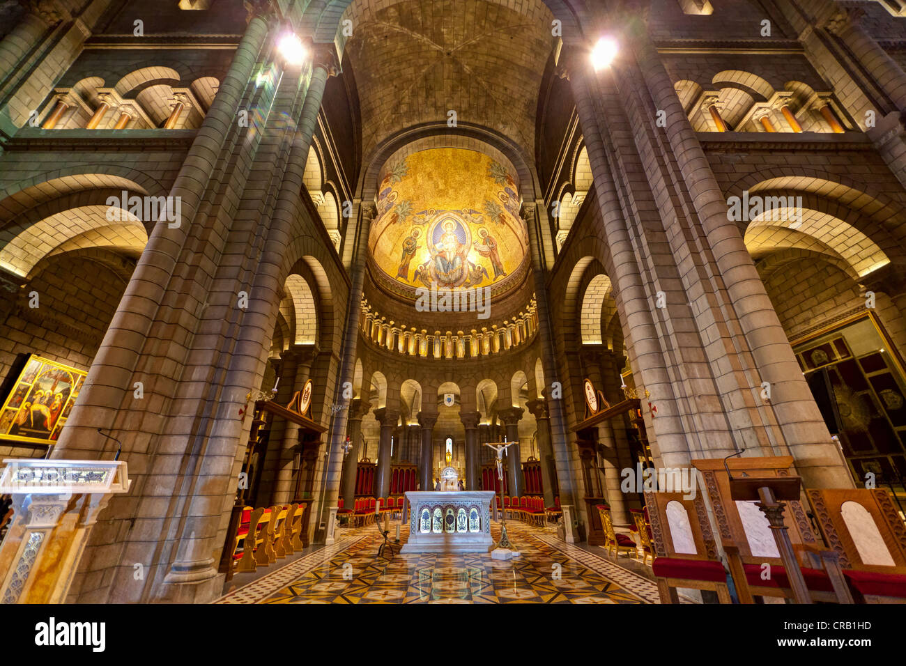 Saint Nicholas Cathedral, Neo-Romanesque, Monte Carlo, Principality of Monaco, Côte d'Azur ...