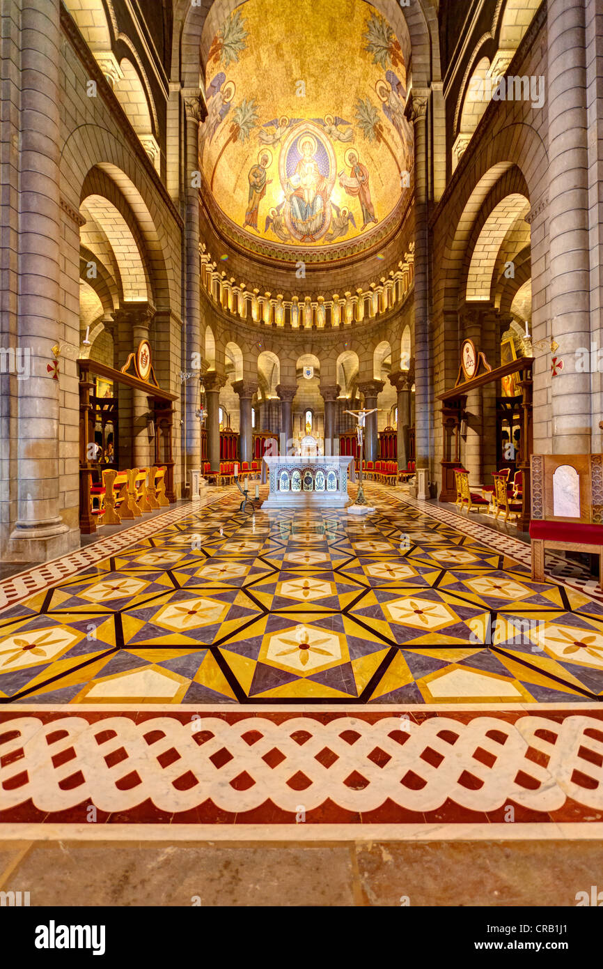 Saint Nicholas Cathedral, Neo-Romanesque, Monte Carlo, Principality of Monaco, Côte d'Azur ...