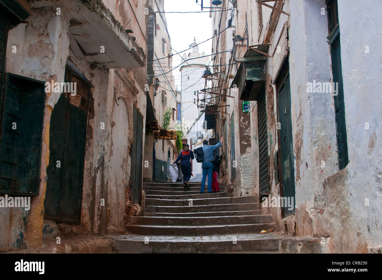 Small alley in the Kasbah, Unesco World Heritage site, historic ...