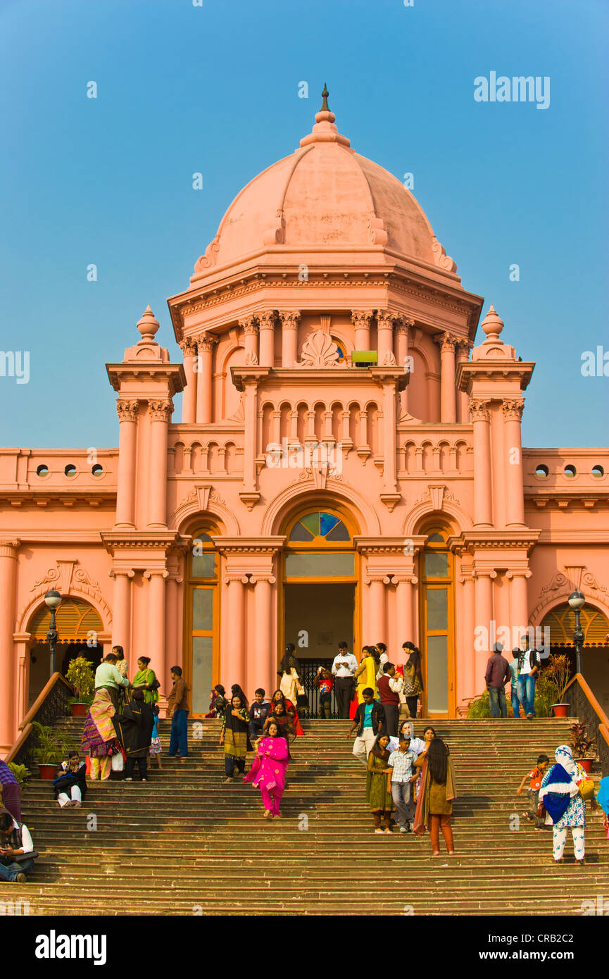 The pink Ahsan Manzil palace, Dhaka, Bangladesh, Asia Stock Photo - Alamy